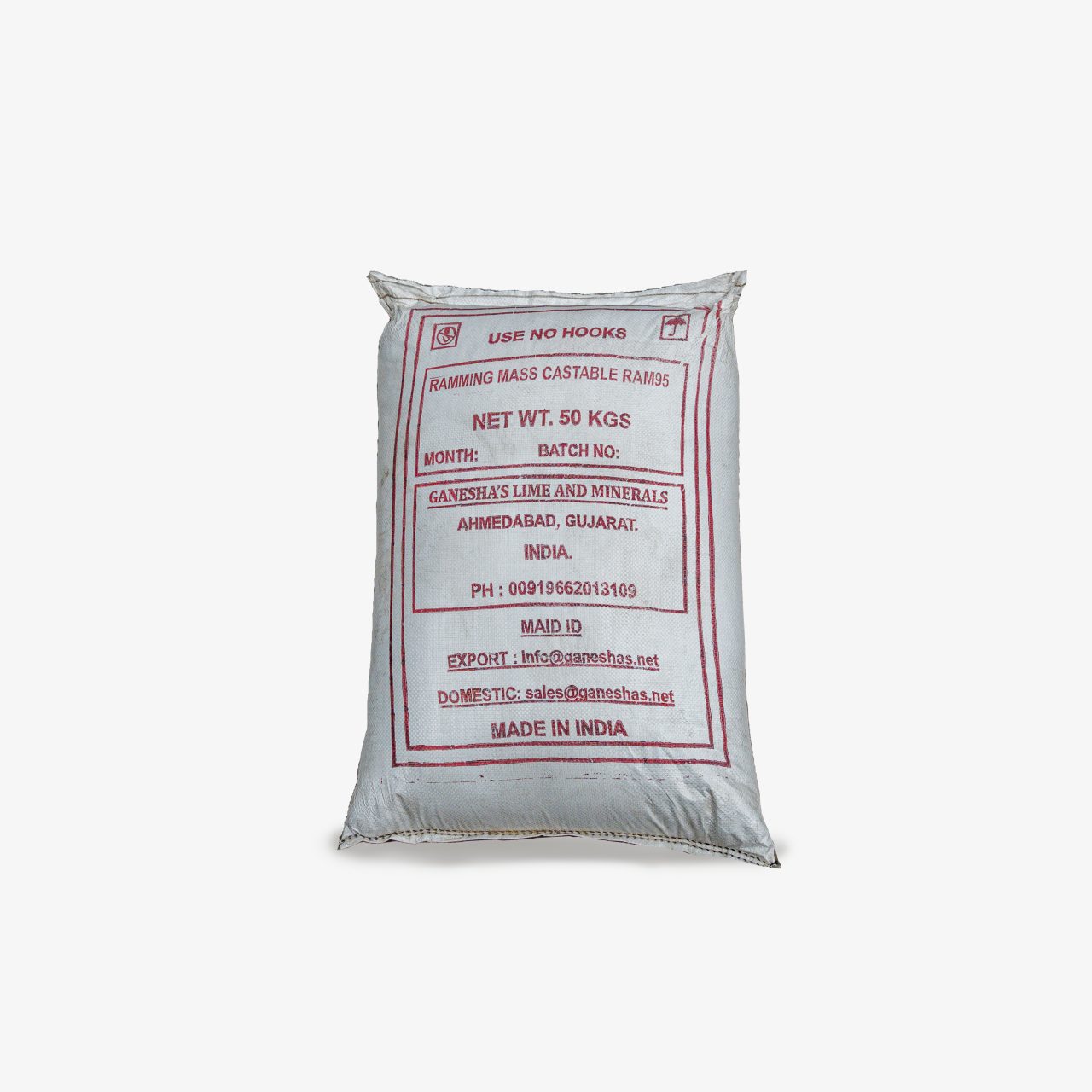 Ramming Mass Castable Manufacturer in India - Ganeshas